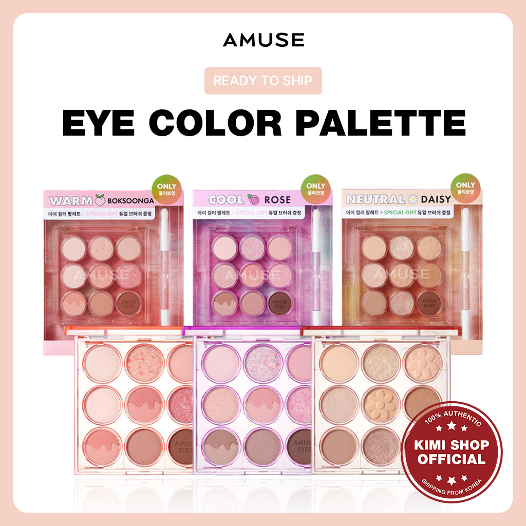 [AMUSE] Bảng Màu Mắt Eye Color Palette 3 Tông / Giao hàng từ Hàn Quốc ...