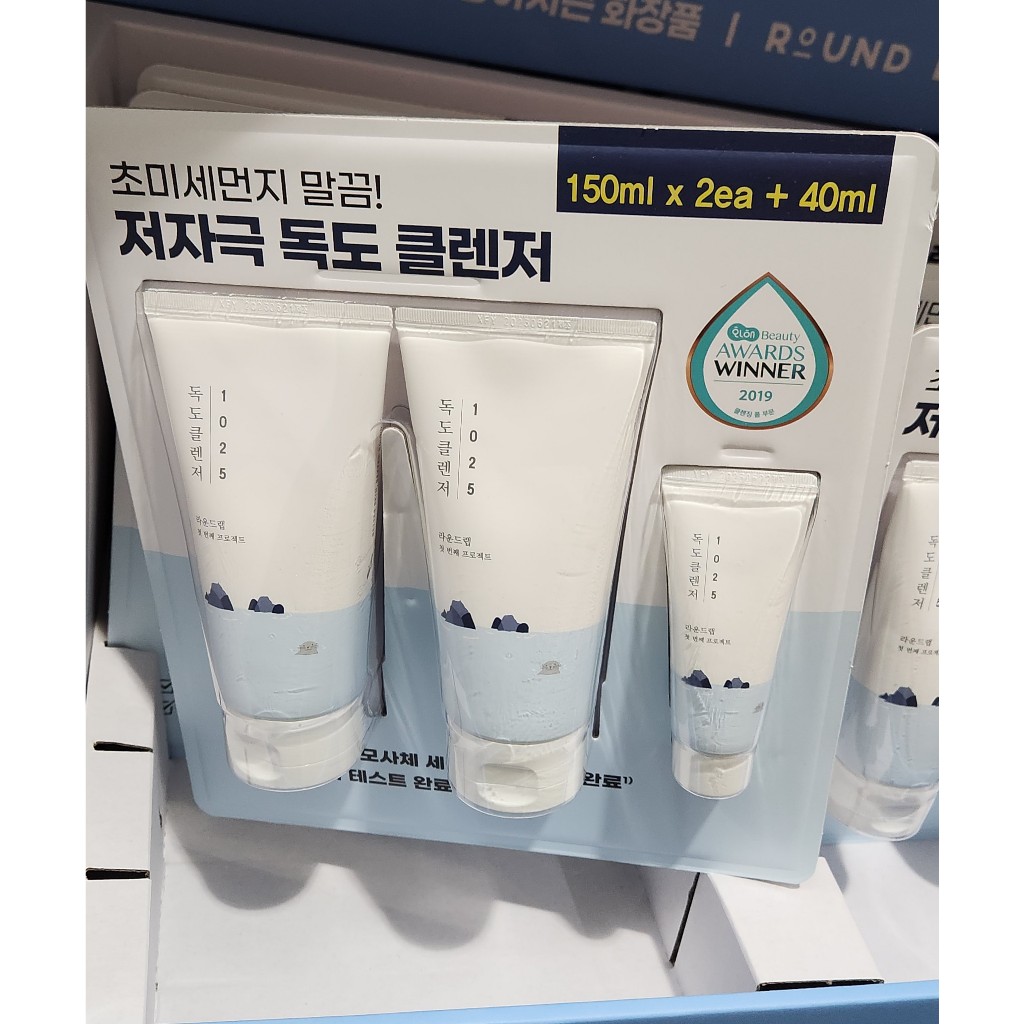 (COSTCO KOREA) SET Sữa Rửa Mặt Dịu Nhẹ Round Lab 1025 Dokdo Cleanser ...