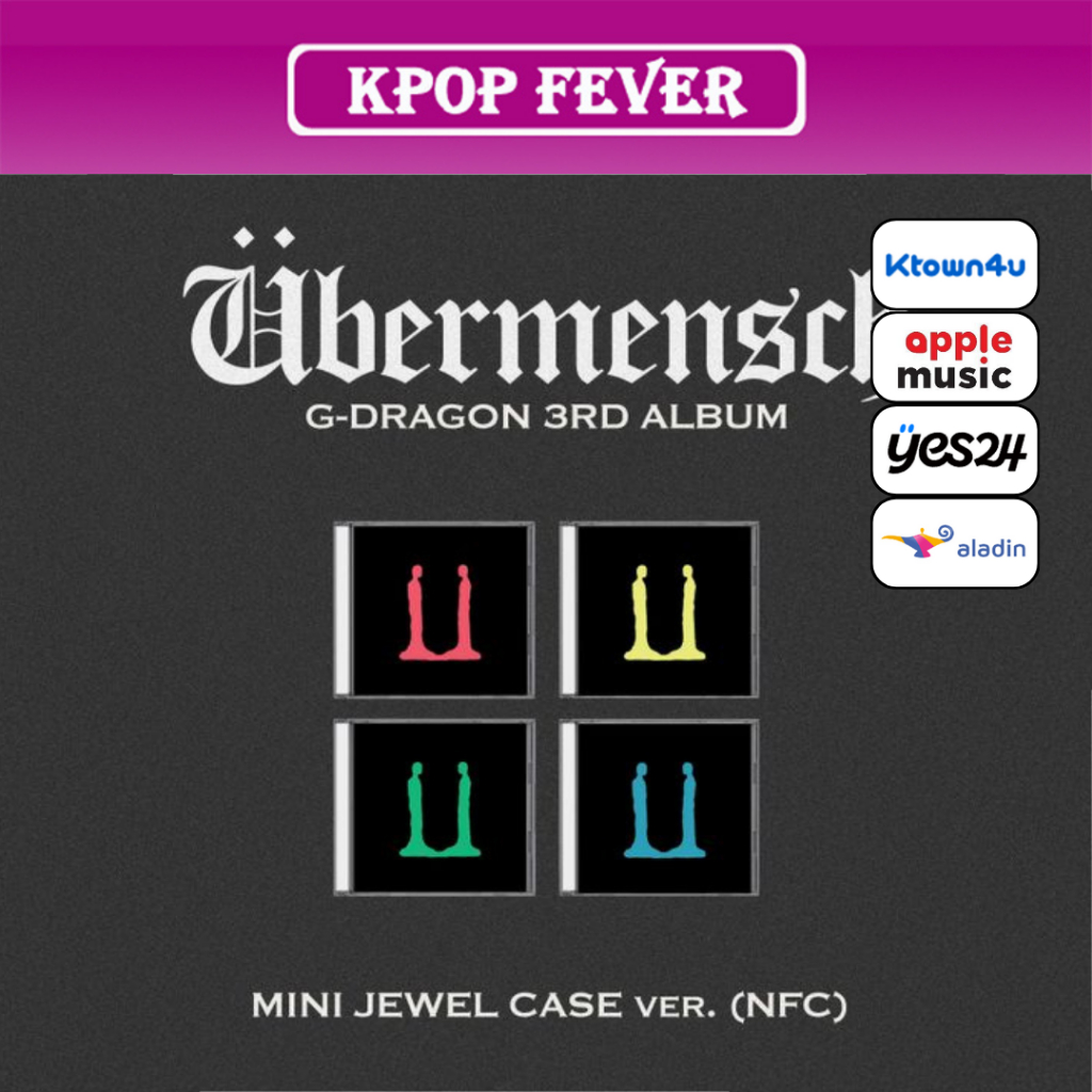 G-DRAGON - [ Ubermensch ] 3RD FULL ALBUM / MINI JEWEL ver. (NFC ...