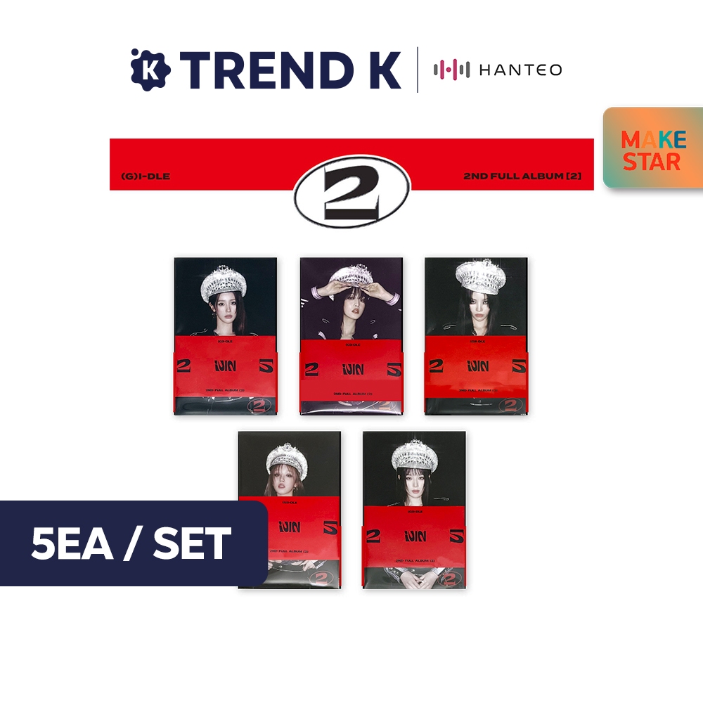 (G)I-DLE - 2nd Full Album [2] (POCAALBUM Ver. / 5EA SET) | Shopee Việt Nam