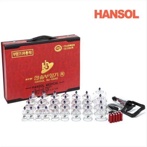 Hansol Buhang Cupping Massage Hàn Quốc 19 Ly, 30 Cốc Trị Liệu Cường Lực ...