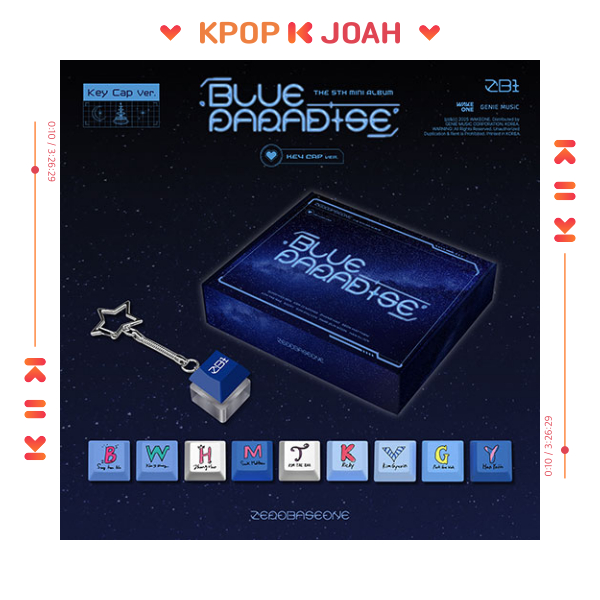 (Key Cap Ver.) ZB1 [BLUE PARADISE] (25th Feb.2025) | Shopee Việt Nam
