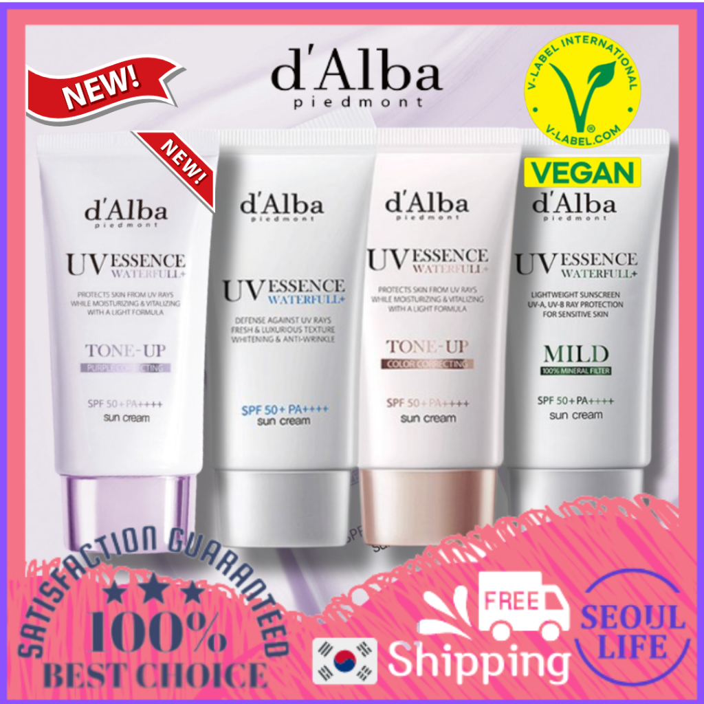 [d'Alba] Kem chống nắng nâng tông da SPF 50+ 50ml / Kem chống nắng vật lý dịu nhẹ cho da nhạy ...