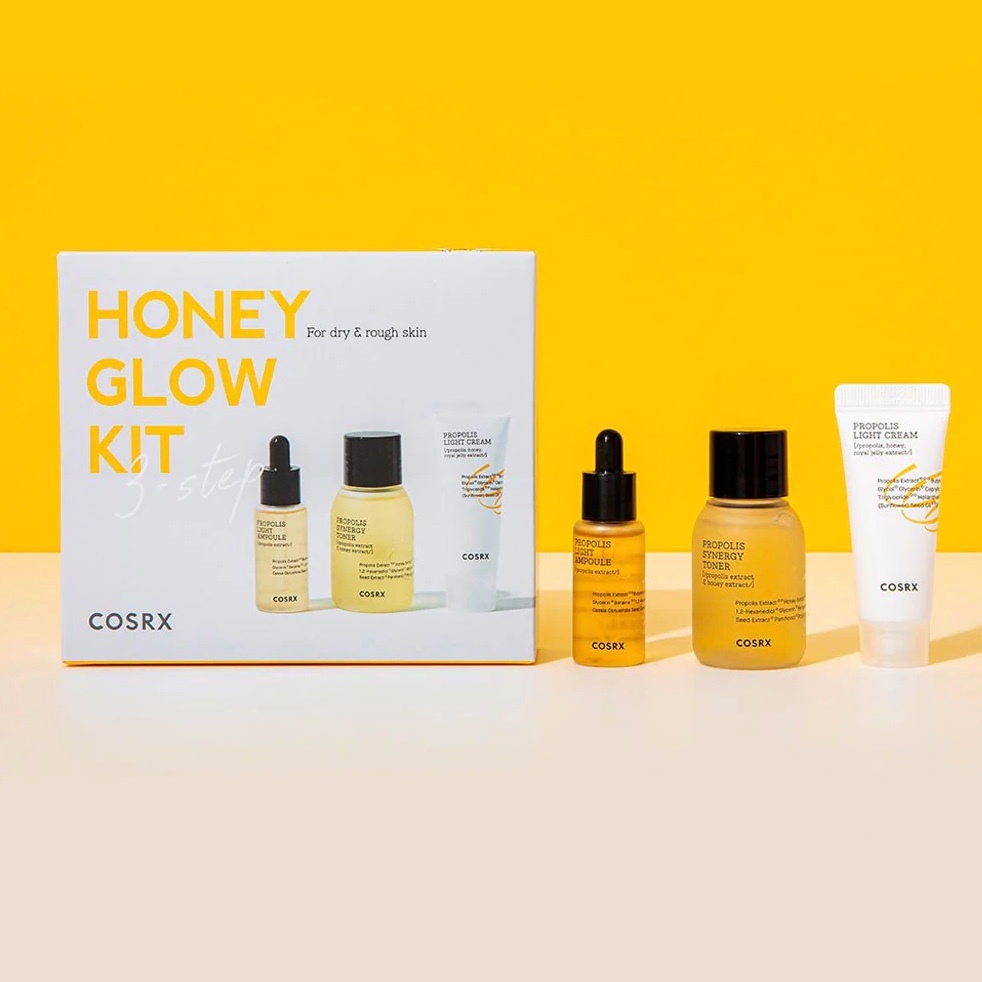 Bộ Dưỡng Da Keo Ong Cosrx Honey Glow Kit ( 3 bước ) | Shopee Việt Nam