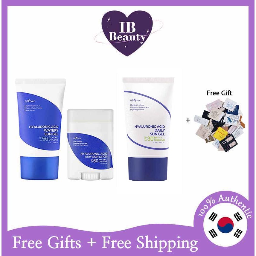 ISNTREE [Istree] Hyaluronic Acid Watery / Airy / Daily Sun Screen ...