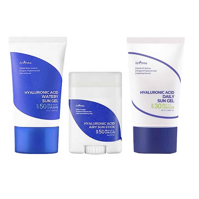 ISNTREE [Istree] Hyaluronic Acid Watery / Airy / Daily Sun Screen ...