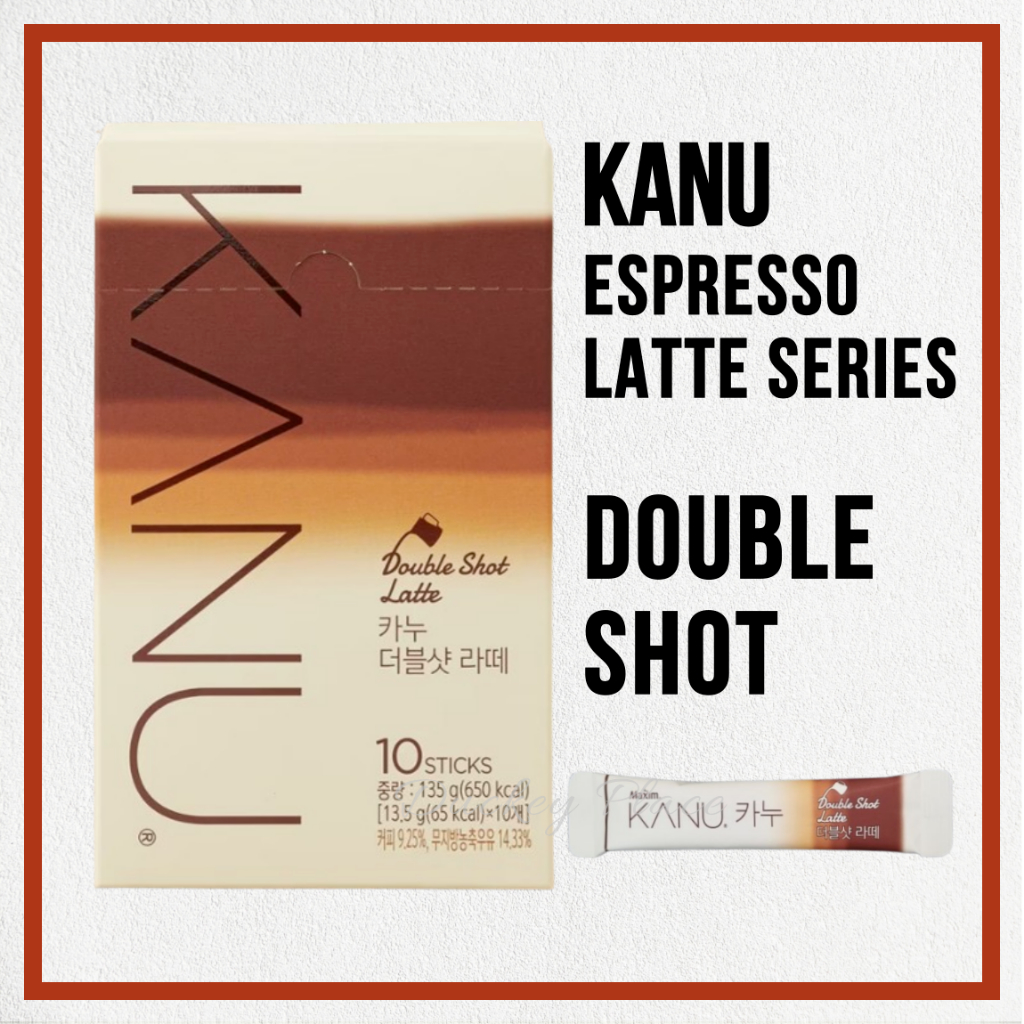 Kanu Coffee Espresso Latte Collection Double Shot Latte 10T 30T ...