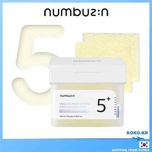 Numbuzin No.5 Glutathione Vitamin-Niacinamide Concentrated Pad 180ml 70pads với FREEBIES ...