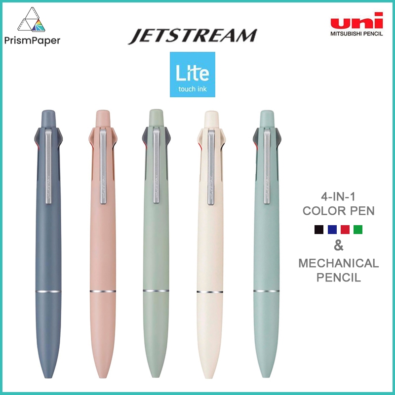 Bút đa năng Uni Jetstream Lite Touch Ink 4 & 1 (Mực 4 màu & Bút cơ) 0 ...