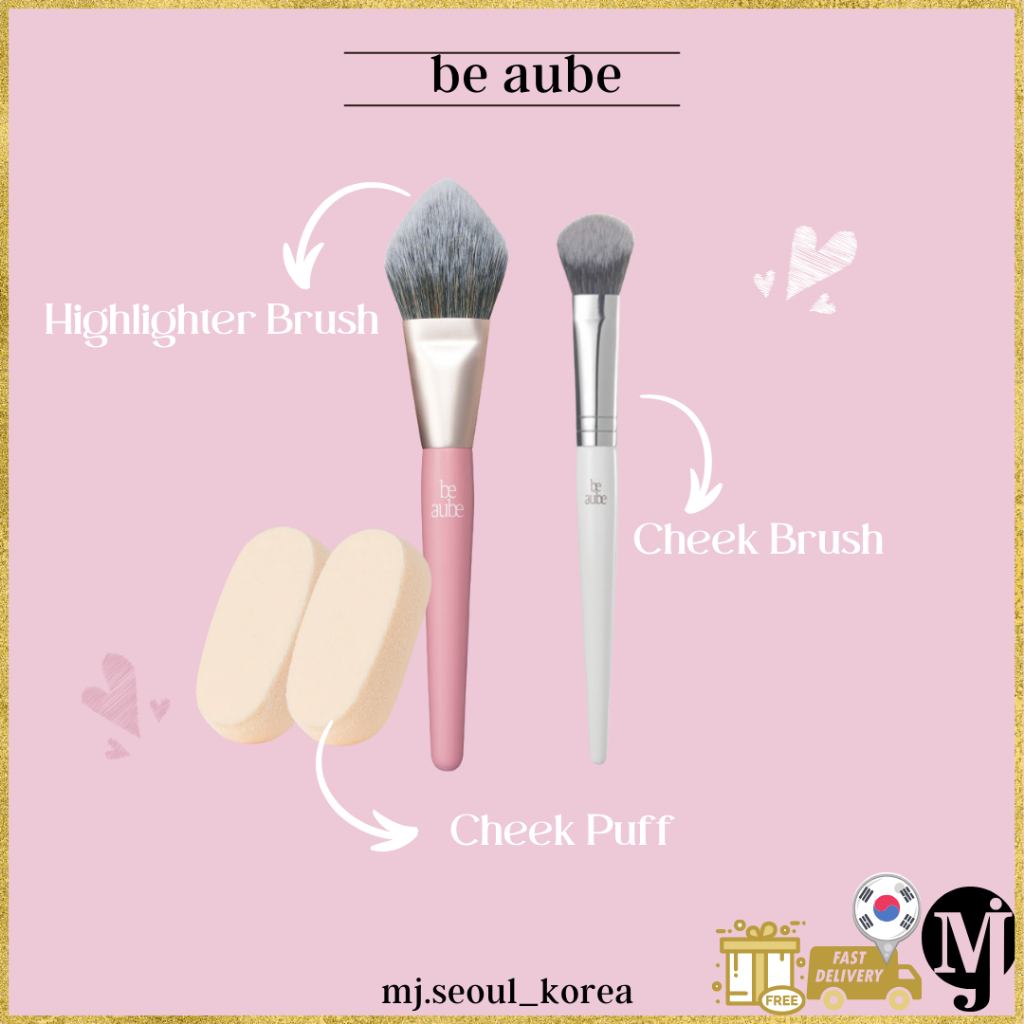 Be aube Mute Brush Blush Brush Cheek Brush Cheek Puff | Shopee Việt Nam
