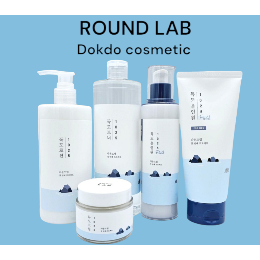 [Round LAB] RoundLab 1025 Dokdo Cream 80ml + 20ml, Dokdo Toner 500ml ...
