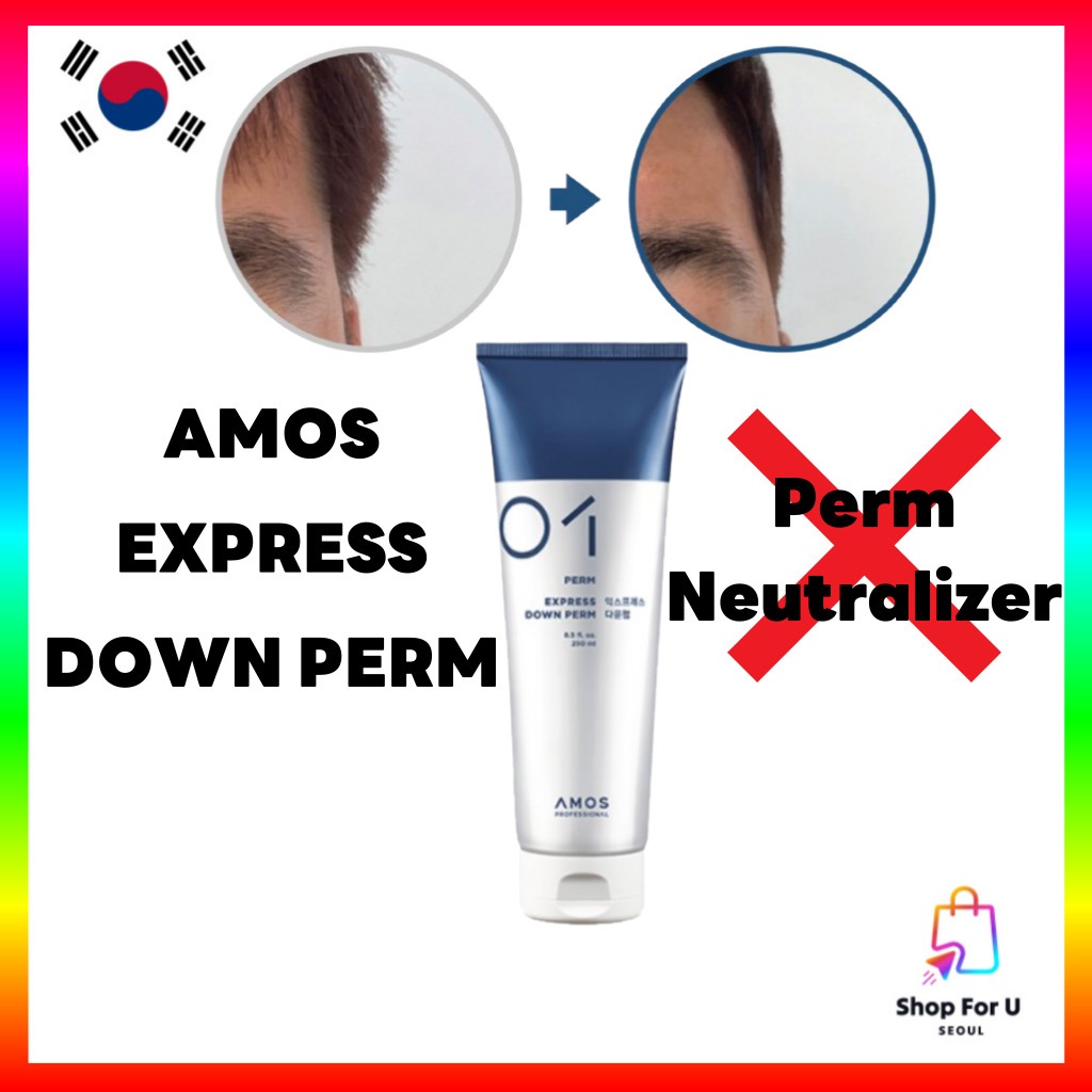 [Amos] Express Down Perm 250ml Dành Cho Nam Cao Cấp Nhanh Xuống Perm ...