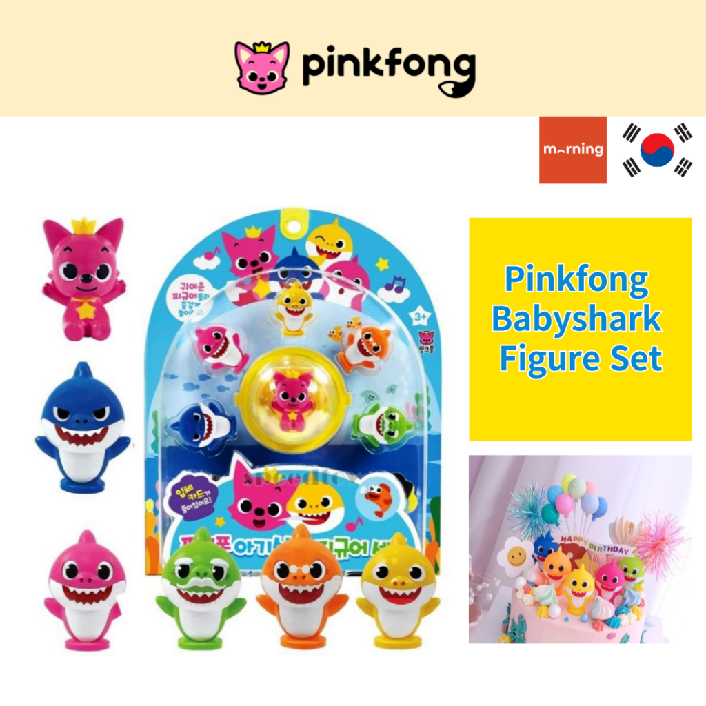 Bộ 6 hình cá mập Pinkfong Baby Shark | Shopee Việt Nam