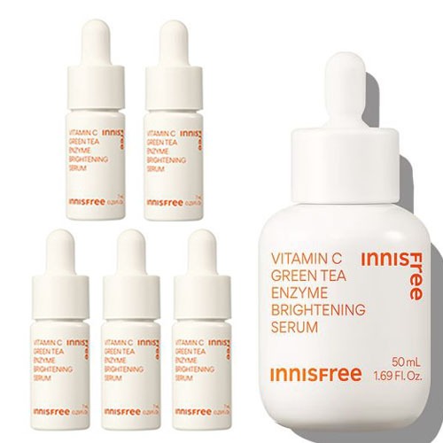 [Innisfree] Vitamin C Green Tea Enzyme Brightening Serum 7ml mẫu (kích thước nhỏ) | Shopee Việt Nam