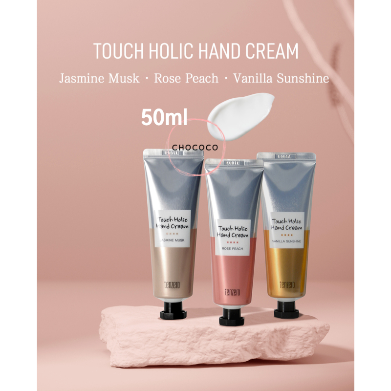 [Hàn QUỐC] 🇰🇷 Kem TAY TOUCH HOLIC 50ml JASMINE MUSK ROSE PEACH VANILLA ...