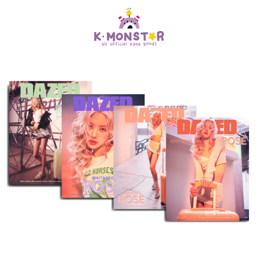 2024.4 Dazed & Confused KOREA SPRING EDITION ROSE COVER | Shopee Việt Nam