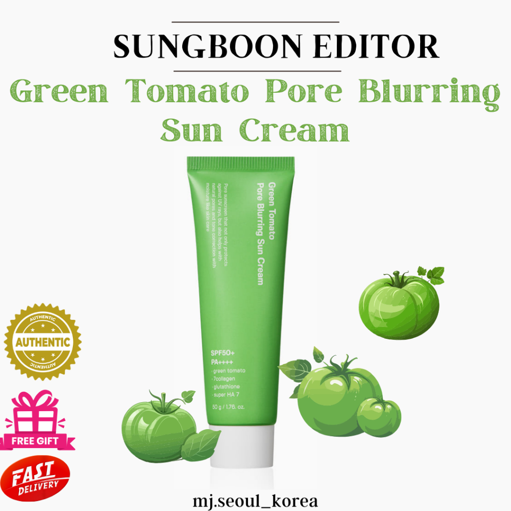 Kem chống nắng làm mờ lỗ chân lông cà chua xanh SUNGMOON EDITOR 50g ...