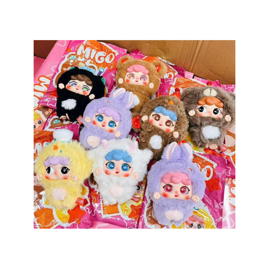 [Chính Hãng] BLINDBOX MIGO V3 Full Body Hộp Hồng - Hộp Mù Gấu Bông Migo ...