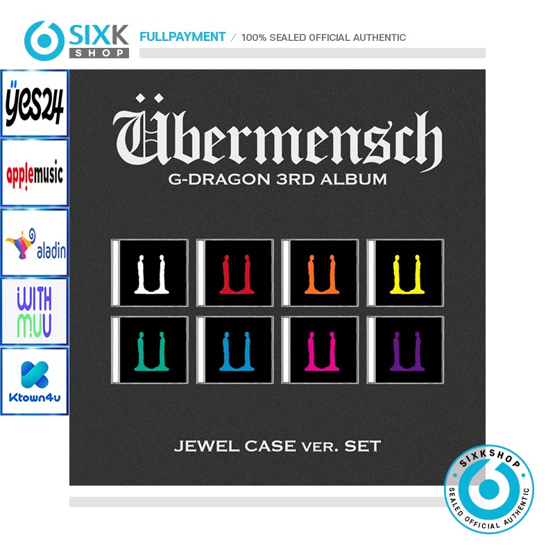 (POB JEWEL ver) G-DRAGON 3RD ALBUM [Ubermensch] | Shopee Việt Nam