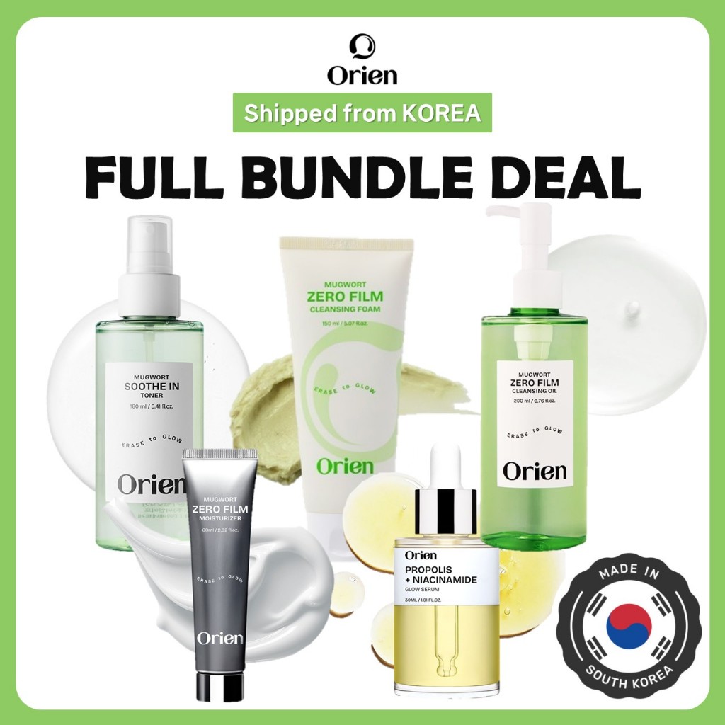 Orien Mugwort Soothe In Toner 160ml / Mugwort Zero Film Cleaning Foam ...