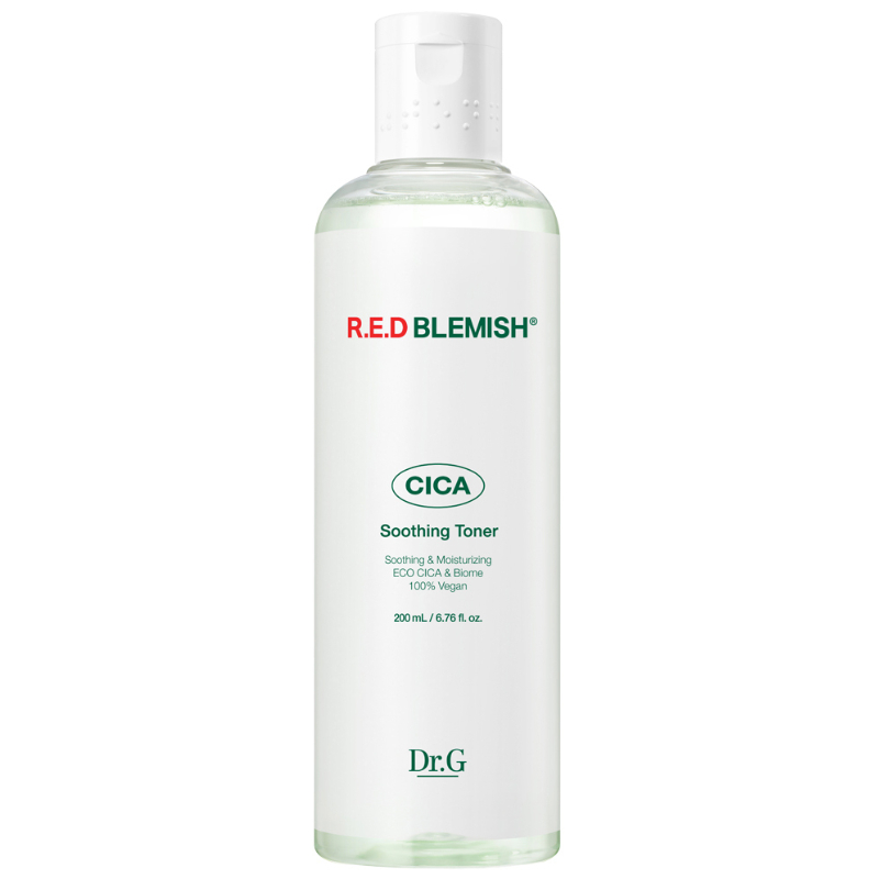 Dr.g R.E.D Blemish Cica Soothing Toner 6.67 fl.oz / 200ml (Hạn sử dụng ...