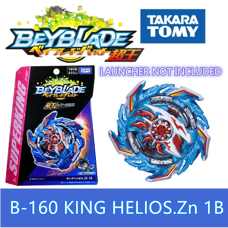 Takara Tomy Beyblade Burst Booster King B-160 Helios .Zn 1B | Shopee ...