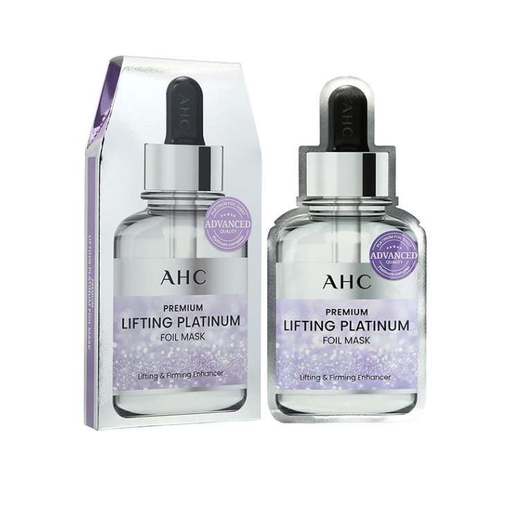 Mặt nạ AHC Premium Lifting Platinum Foil Mask 25g x 5 gói | Shopee Việt Nam