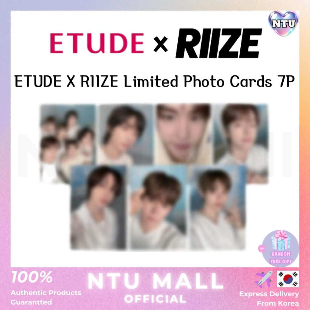 Thẻ ảnh đặc biệt ETUDE X RIIZE Limited 7P (+ Autograph) | Shopee Việt Nam