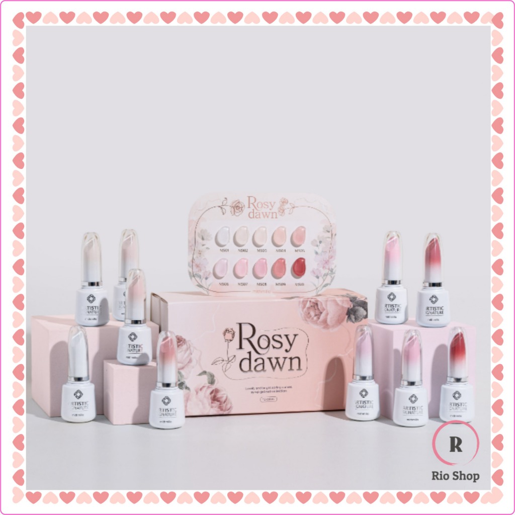 Mithmillo x Artistic Signature Rosy dawn Chứng nhận thuần chay 10 màu | Shopee Việt Nam
