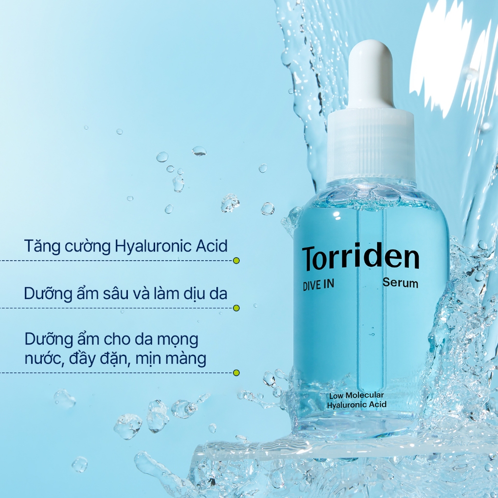 [Torriden Chính hãng] [MINI] Serum DIVE IN chứa Hyaluronic Acid, 10ml, 20ml, Serum | Shopee Việt Nam
