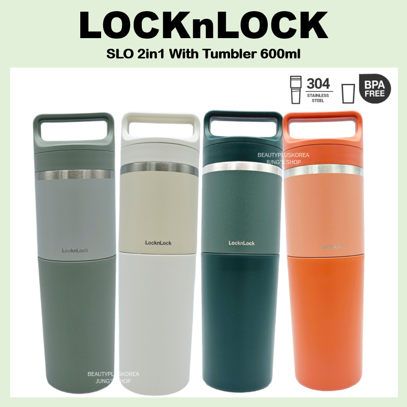 LOCK & LOCK [Locknlock] SLO 2in1 Có Cốc 600ml LHC4332 Khóa & khóa cách ...