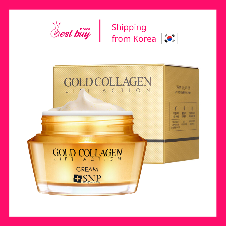 Kem dưỡng nâng cơ chống lão hóa chiết xuất và.ng colla.gen SNP Gold Collagen Lift Action Cream ...