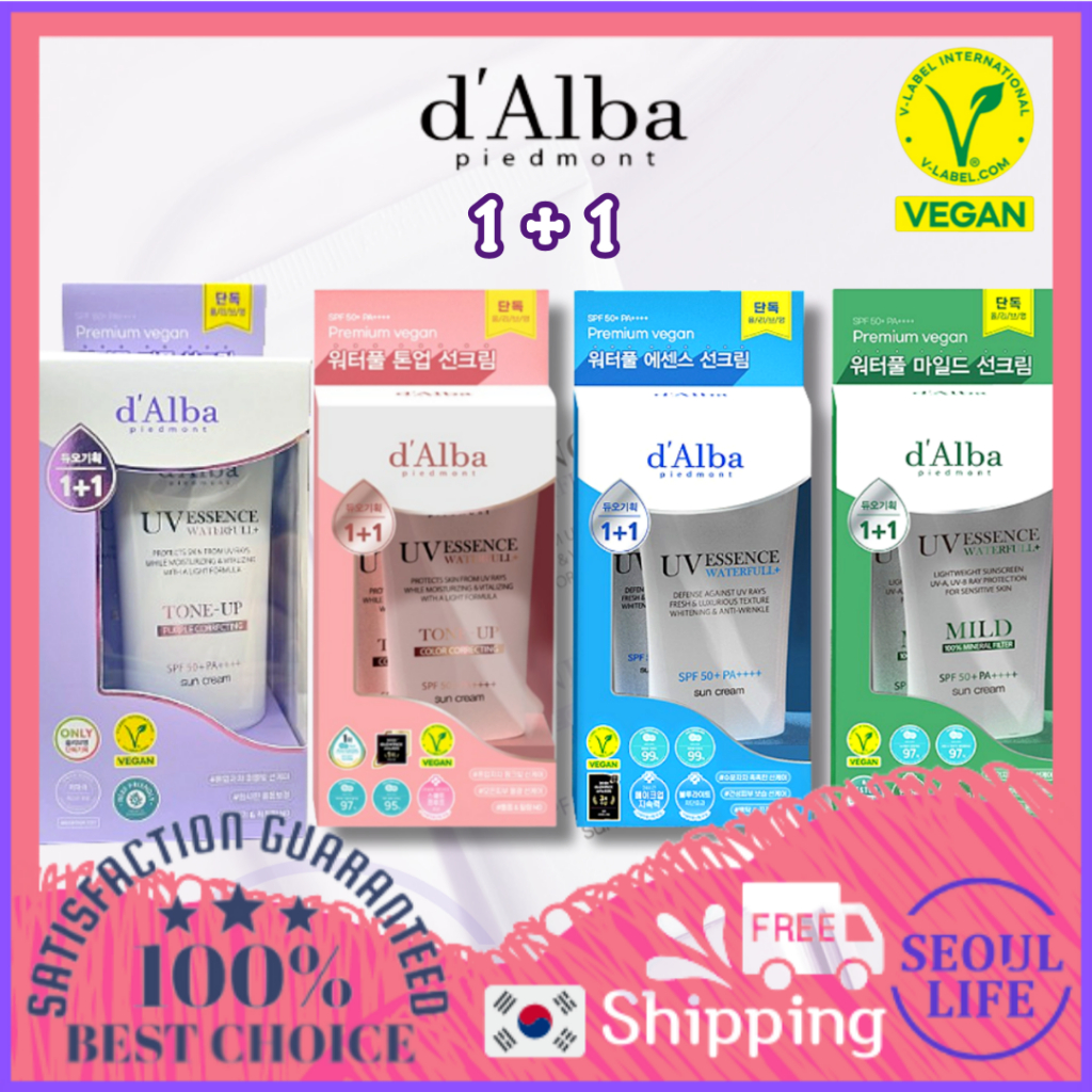 Kem chống nắng d 'alba Duo 1 + 1 50ml + 50ml UV Essence Waterful / Mild ...