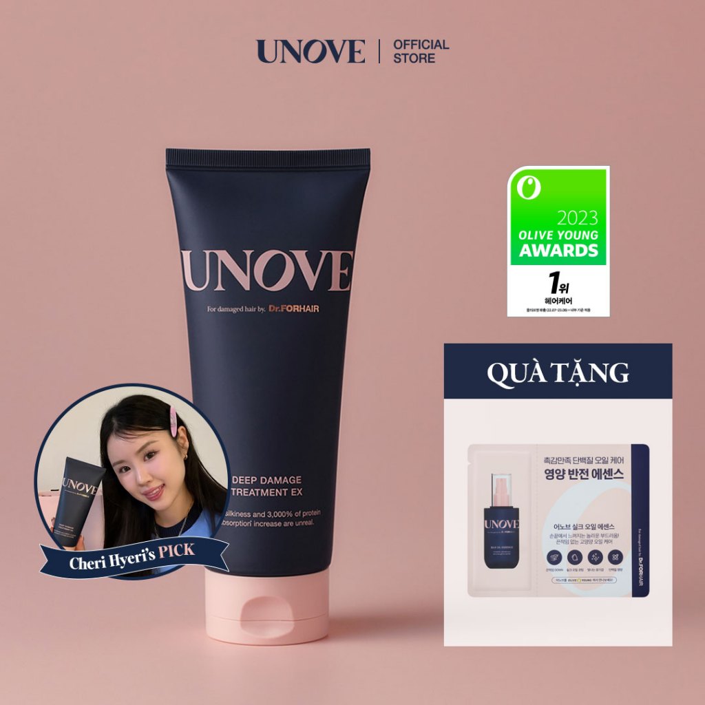 [UNOVE Official]DẦU XẢ PHỤC HỒI SÂU TÓC HƯ TỔN - UNOVE Deep Damage Treatment EX 207ml | Shopee ...