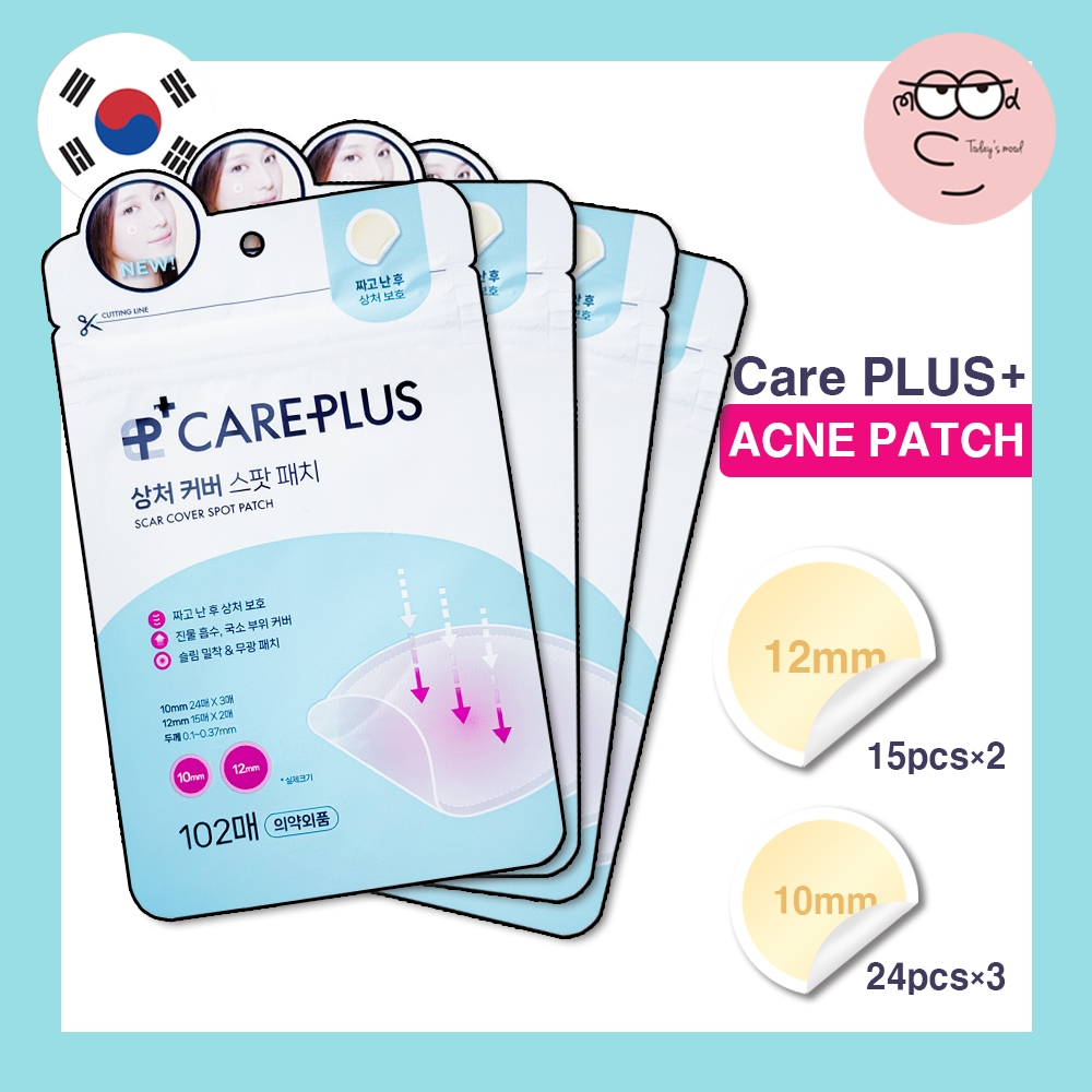 [Olive Young] (1~4 gói) Careplus + Pimple Patch 102 miếng dán ACNE Oliveyoung | Shopee Việt Nam