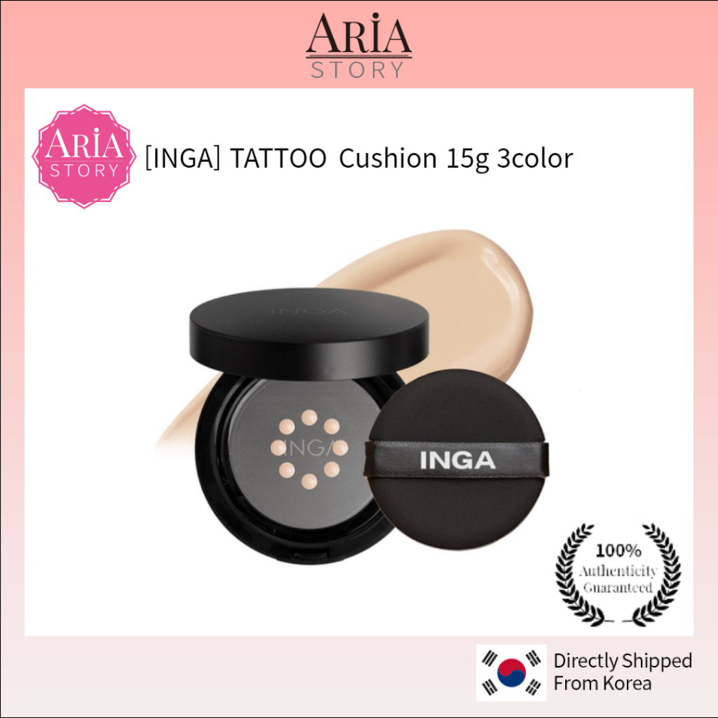 [Inga] Đệm TATTOO 15g 3 màu #SPF 35 M + +#Foundation Đệm | Shopee Việt Nam