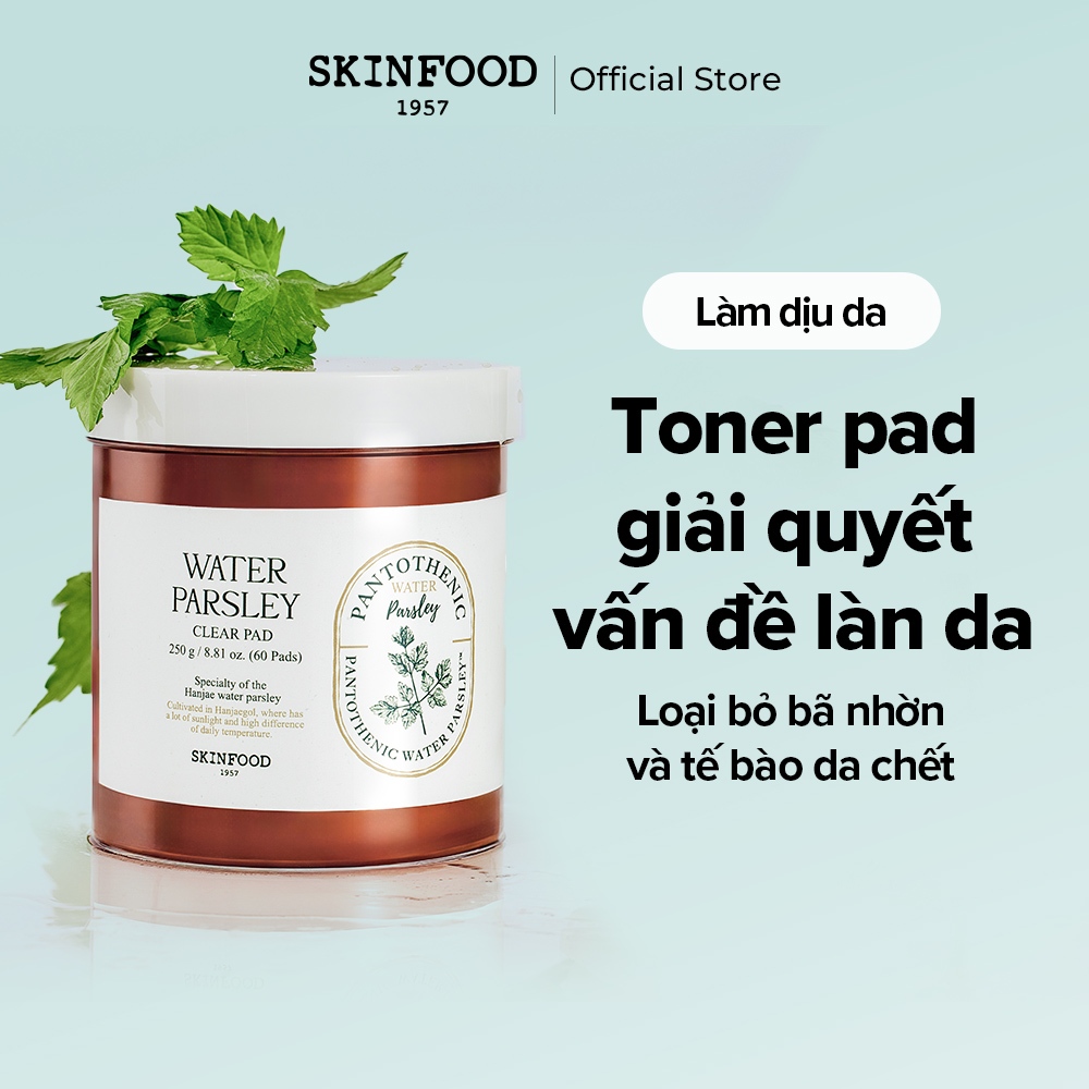 [SKINFOOD Official] Hộp 60 miếng bông cần nước / B5 kiểm soát bã nhờn ...