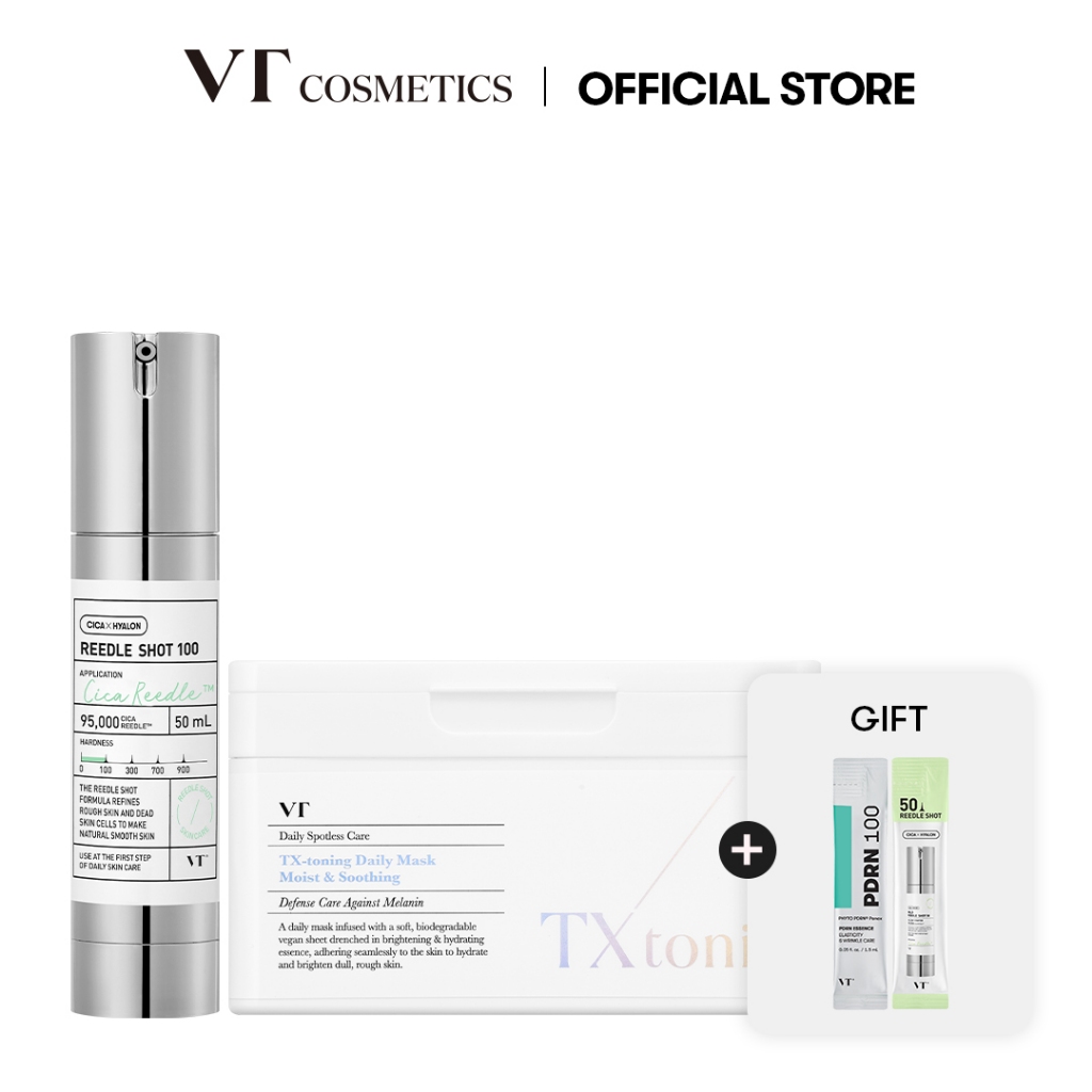 [VT] TX-Toning Daily Mask 30pcs (Mặt nạ hàng ngày) Axit Tranexamic, Chăm sóc Melanin & Tăng sắc ...