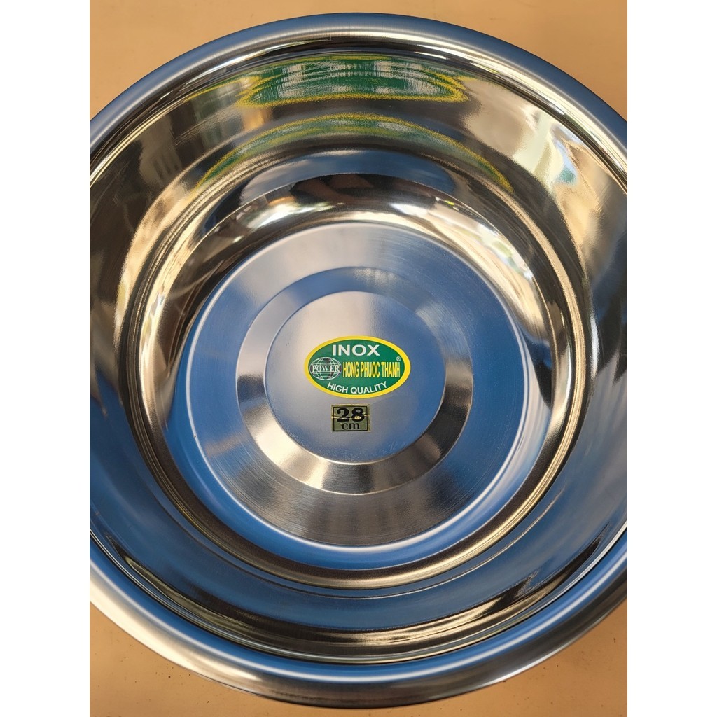 Thau Inox 201 HỒNG PHƯỚC THÀNH sáng bóng dễ vệ sinh chống rỉ sét size ...