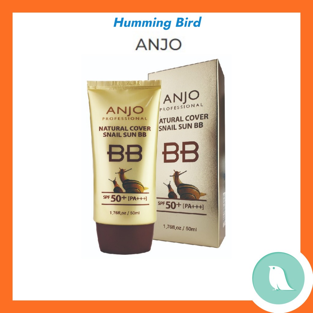 [Anjo] Kem chống nắng mặt Snail Sun BB Cream SPF 50 + / PA + + + 50ml / Snail Natural BB Face ...