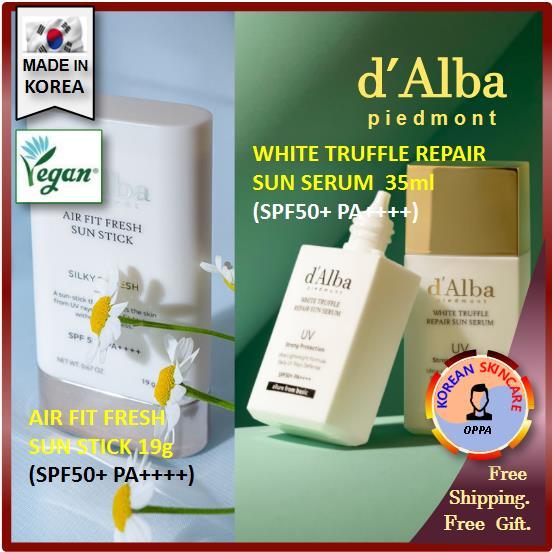 [D 'alba] AIR FIT FRESH SUN STICK 19g / SERUM SUN SỬA CHỮA TRẮNG 35ml ...