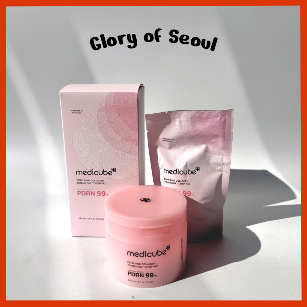 Medicube PDRN Pink Collagen Toning Gel Toner Pad 70pads | Shopee Việt Nam