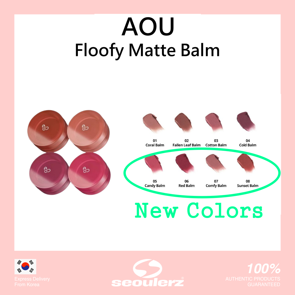 [Aou] Kem dưỡng mờ Flofy 8 màu 4.5g Floofy Matte Balm | Shopee Việt Nam