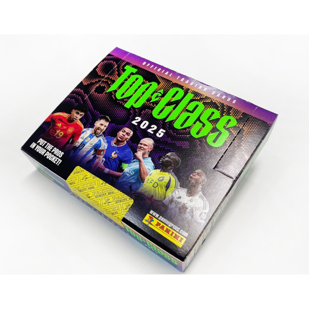 Thẻ giao dịch bóng đá PANINII FIFA Top Class 2025 DP24 Full Box Soccer ...
