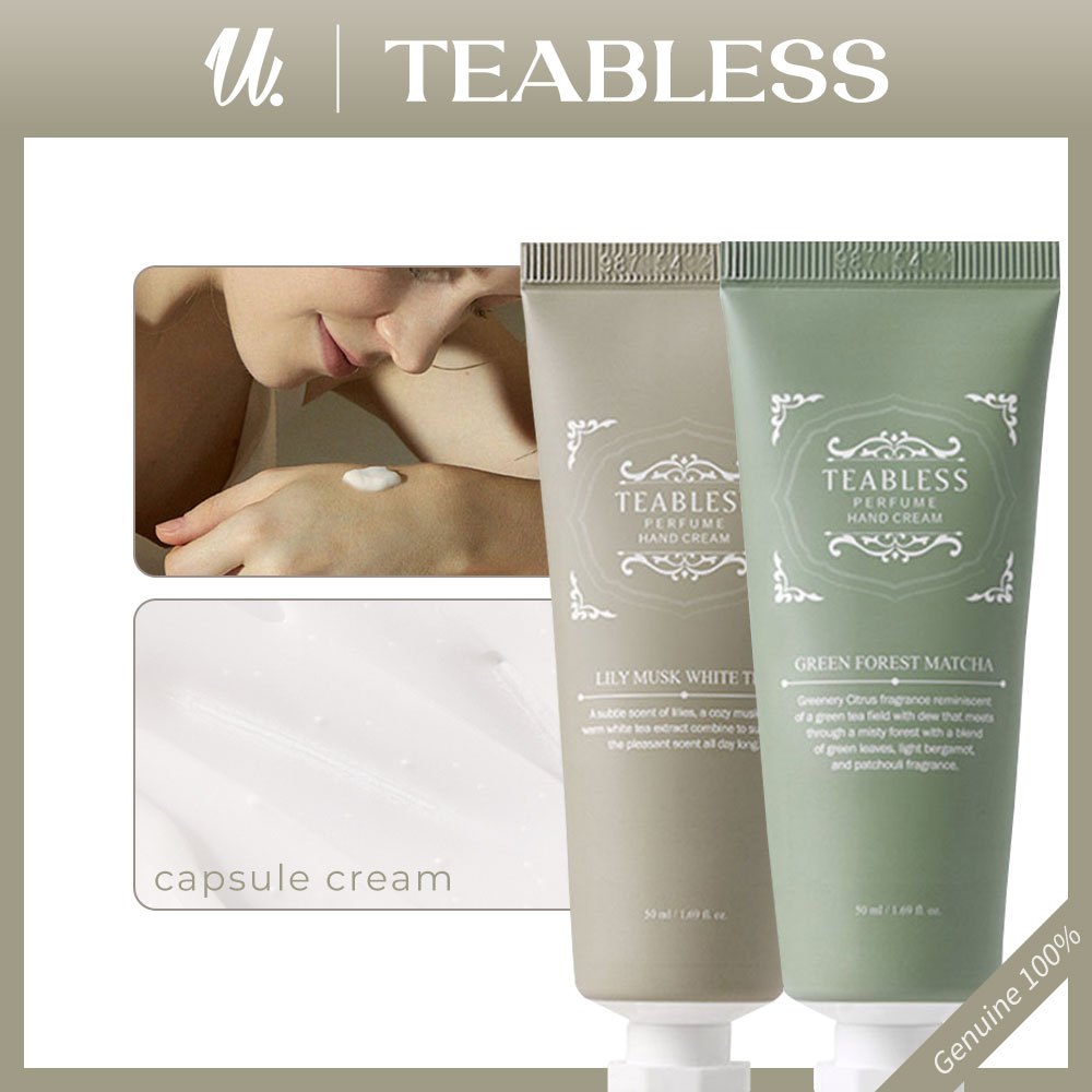 [Teabless] KEM TAY (Xanh Rừng Matcha / Lily Musk White 50ml | Shopee ...