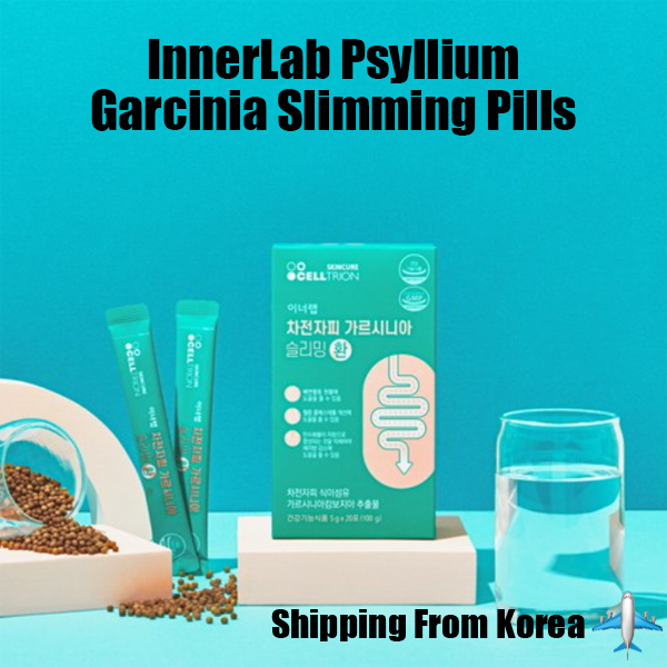 [CELLTRION SKINCURE] Thuốc giảm béo InnerLab Psyllium Garcinia 100g (5g * 20P) Chất xơ ăn kiêng ...