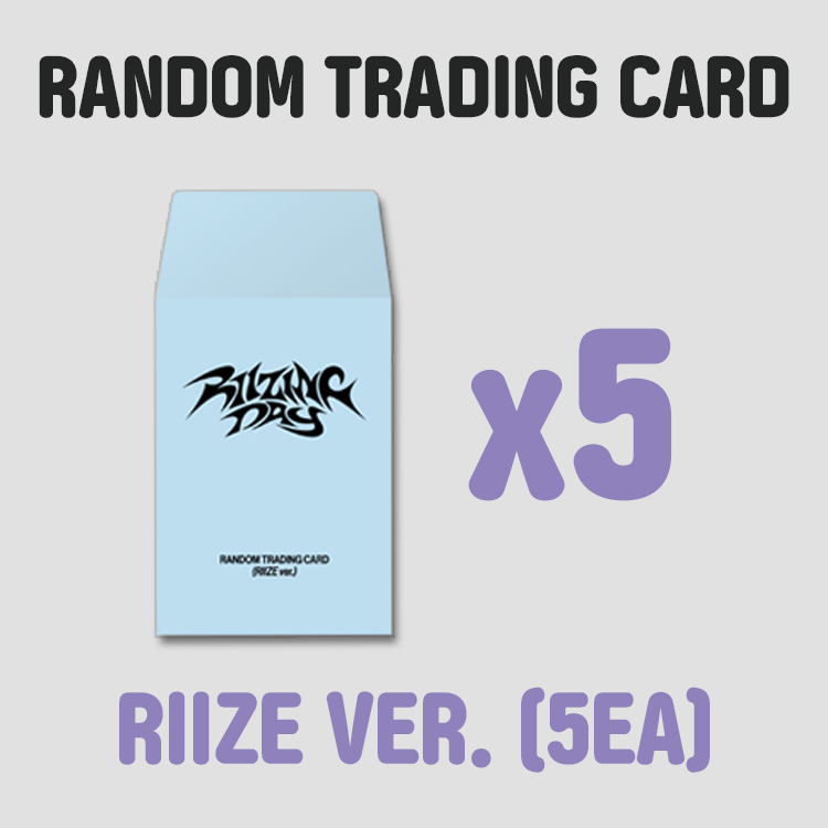 RIIZE Fan-Con Tour [RIIZING DAY] 2024 Official MD Random Trading Card ...