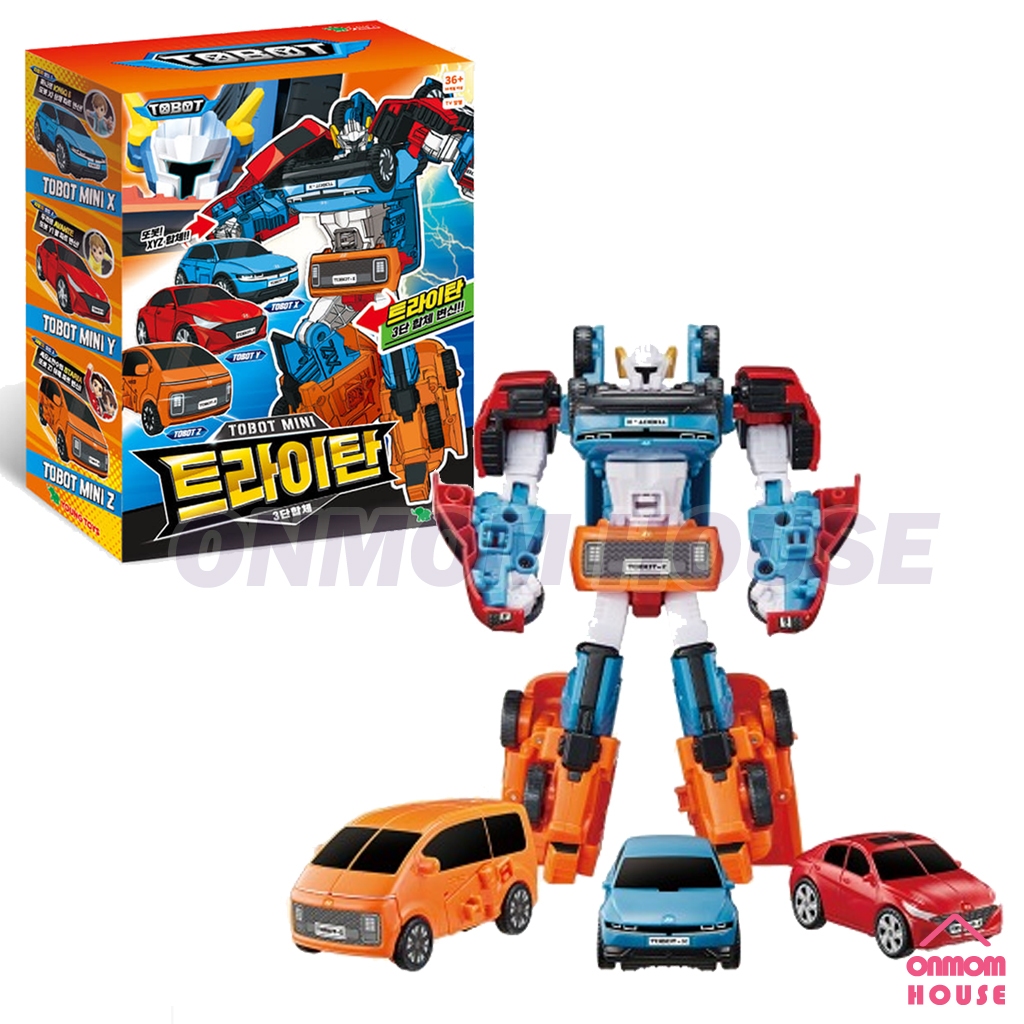 Tobot MINI TRITAN Tích hợp Robot biến áp kết hợp ô tô Tobot X Y Z 2024 ...
