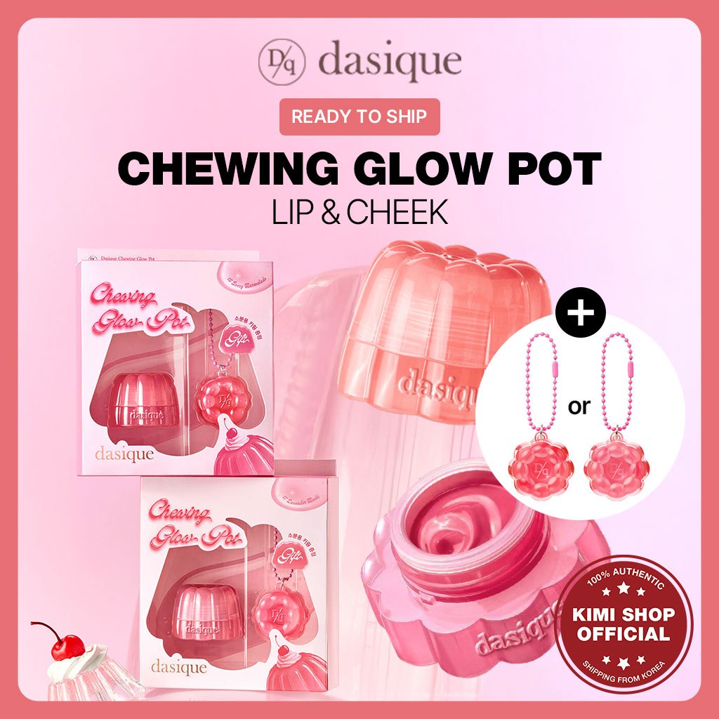 [Dasique] Bộ móc khóa Chewing Glow Pot 20 màu Lip & Cheek | Shopee Việt Nam
