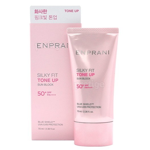 Enprani SILKY FIT TONE UP SUN BLOCK 50 + SPF PA + + + + | Shopee Việt Nam